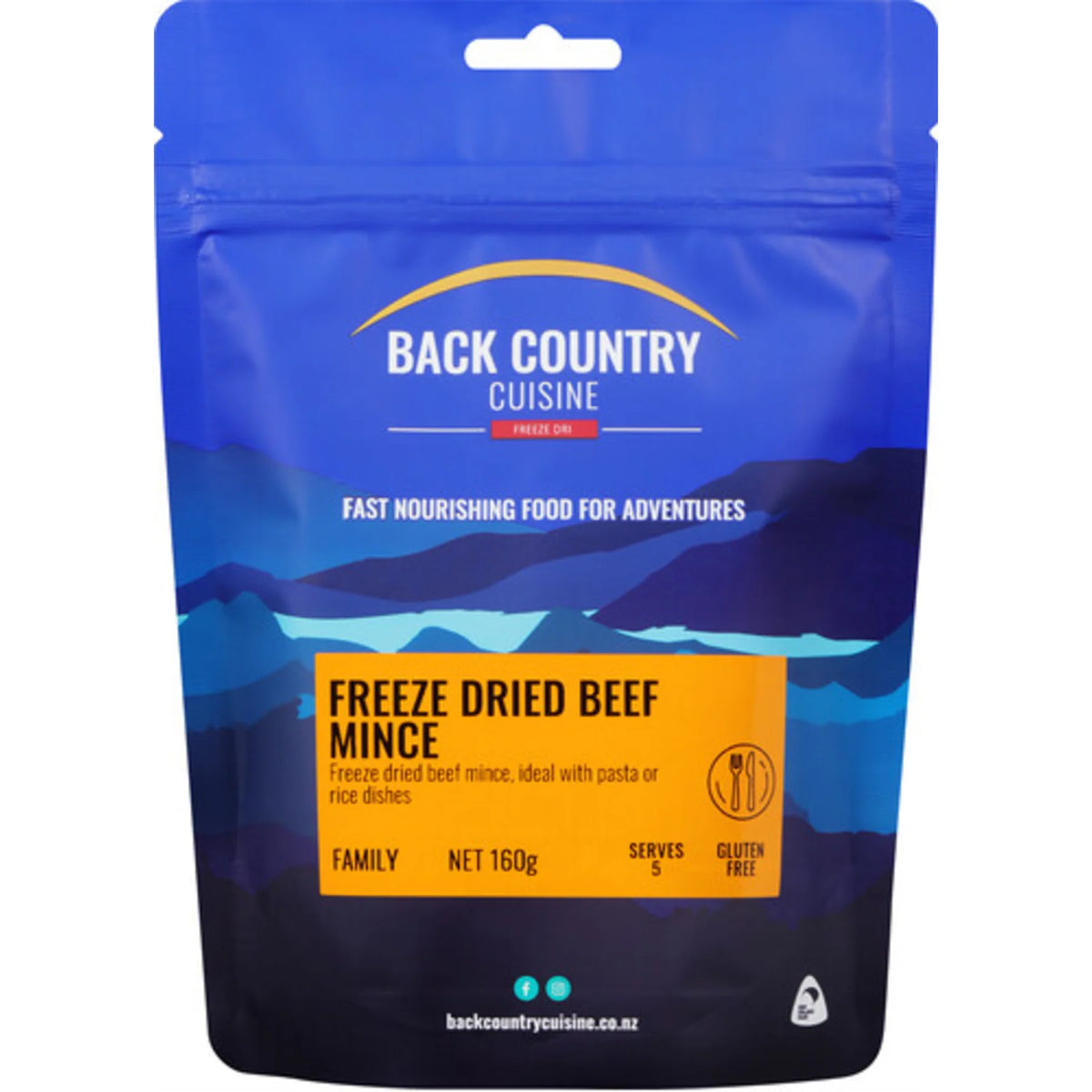 BACK COUNTRY CUISINE BEEF MINCE – Combat Kit Australia