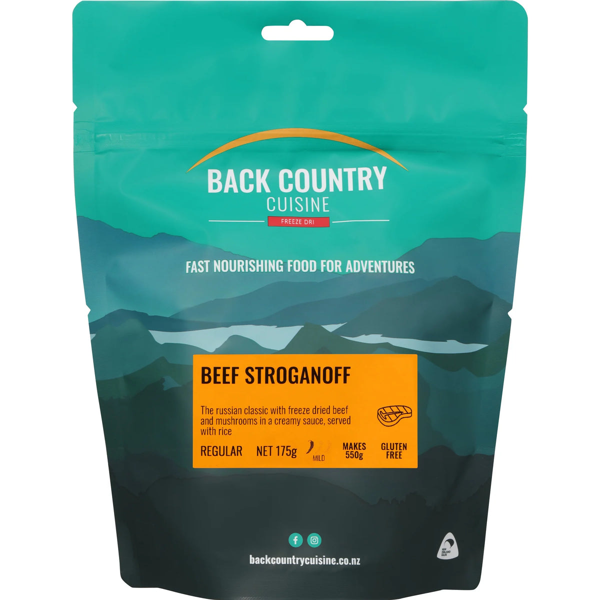 BACK COUNTRY CUISINE BEEF STROGANOFF - REGULAR – Combat Kit Australia
