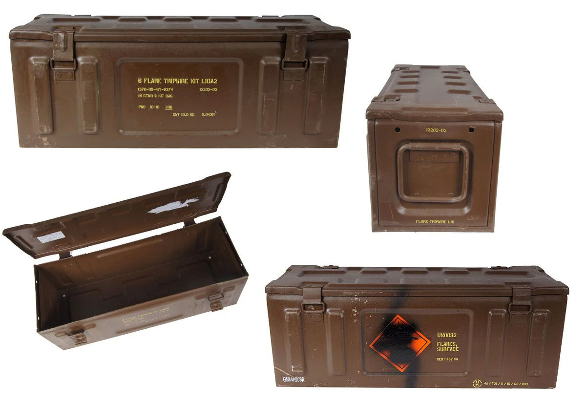 EXTRA LARGE AMMO BOX (BROWN) 65 x 24 x 24 – Combat Kit Australia