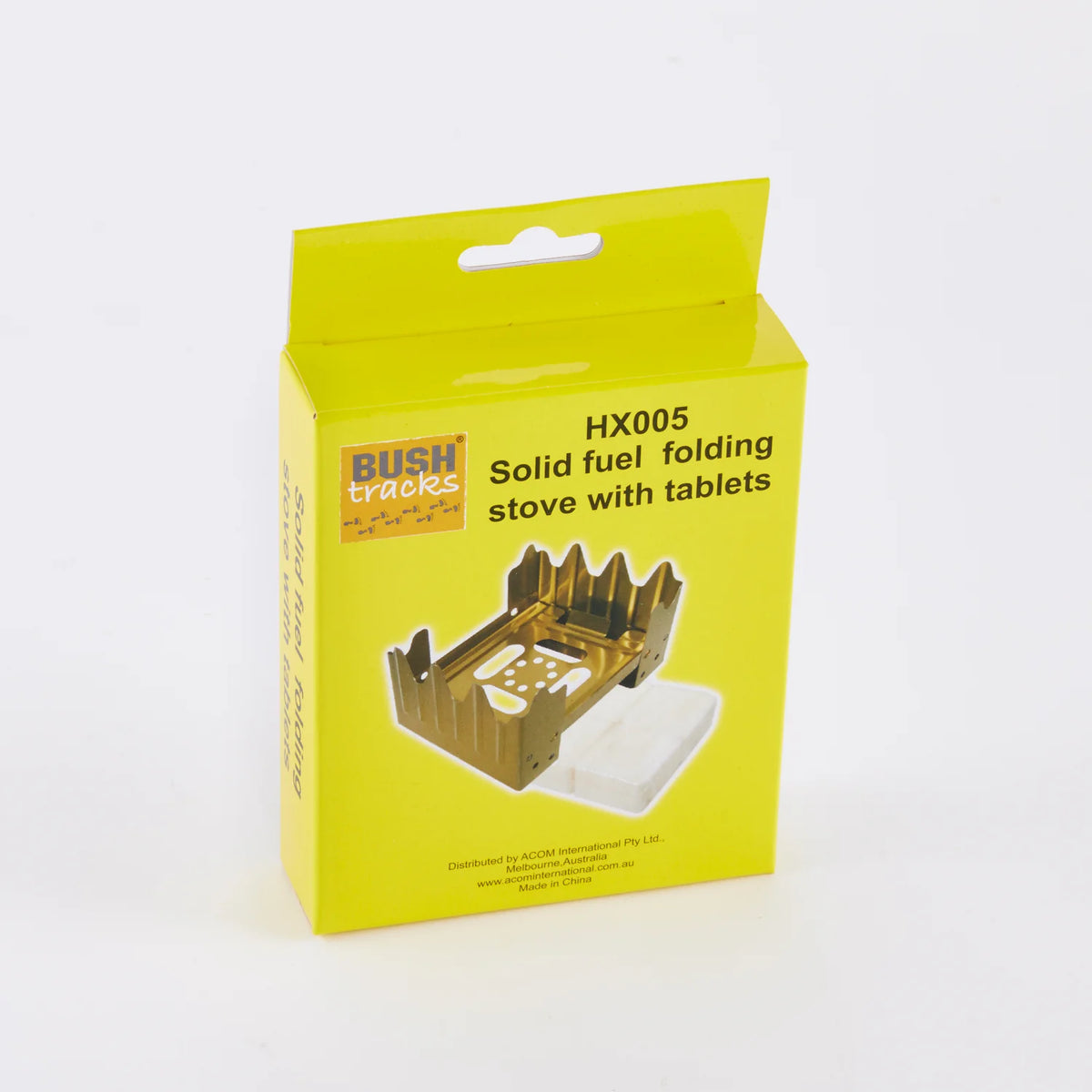 BUSH TRACKS FOLDING CAMP STOVE WITH HEXAMINE TABLETS – Combat Kit Australia