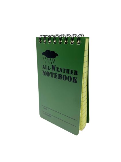 DDC FIELD MESSAGE NOTEBOOK GREEN – Combat Kit Australia