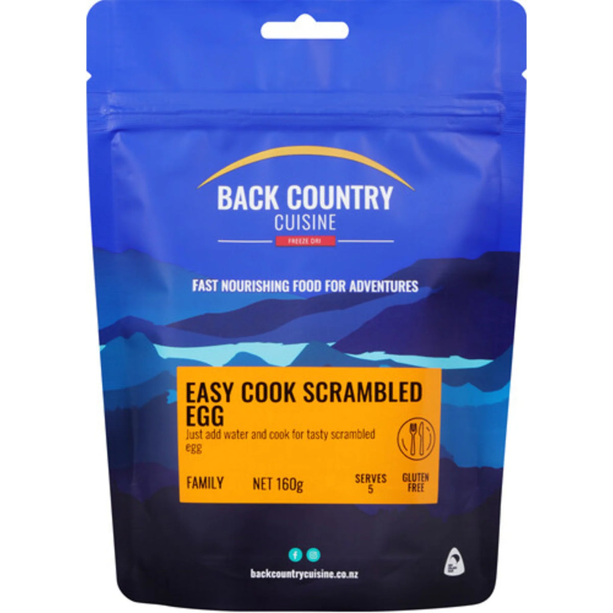 BACK COUNTRY CUISINE EASY COOK SCRAMBLED EGG – Combat Kit Australia